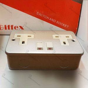 پریز و کلید فلزی روکار Giffex - الکتروماه